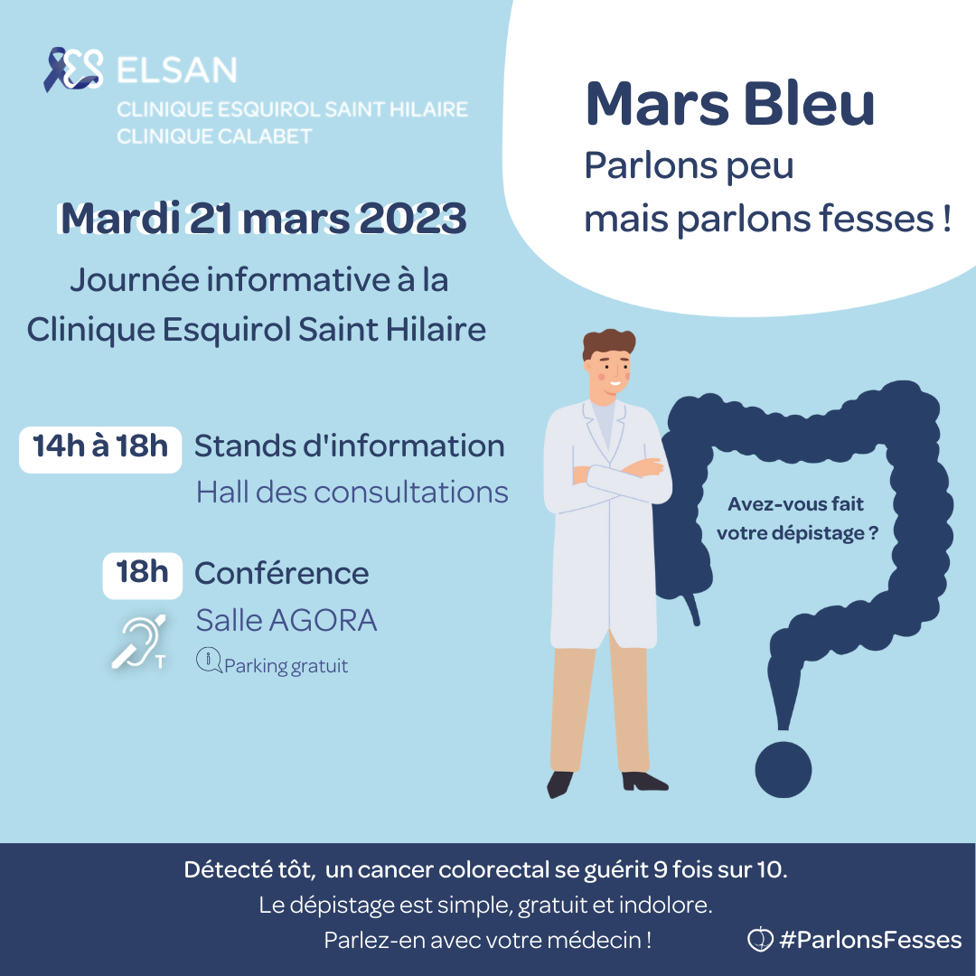 Journée MARS BLEU pour les cliniques agenaises | Elsan
